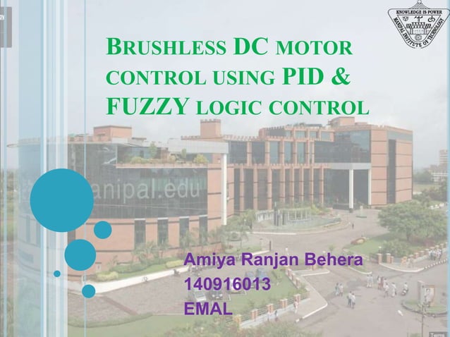 BLDC control using PID & FUZZY logic controller-CSD PPT | PPT