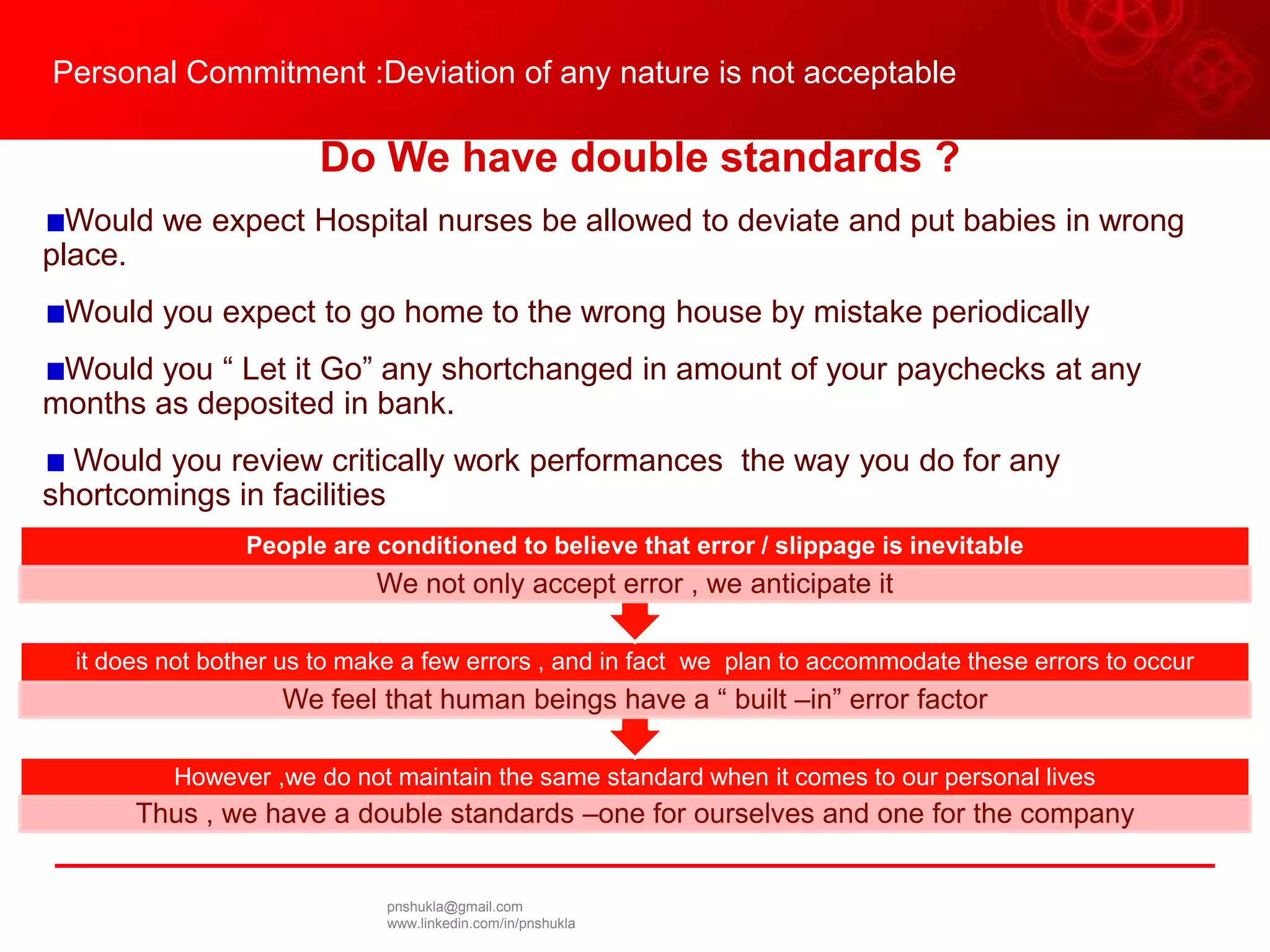 Quality : First Time Right Approach | PPTX