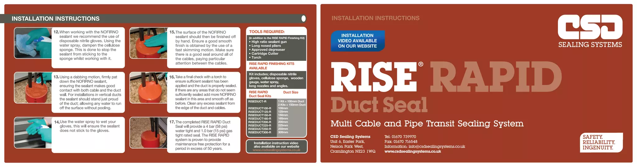 CSD RISE Rapid - Sealing 11kV 33kV Utility Power & Triplex Cables In HV ...