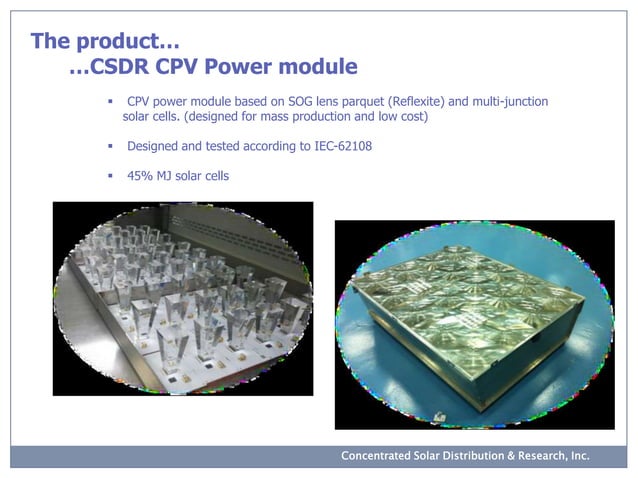 CSDR presentation slide show | PPSX