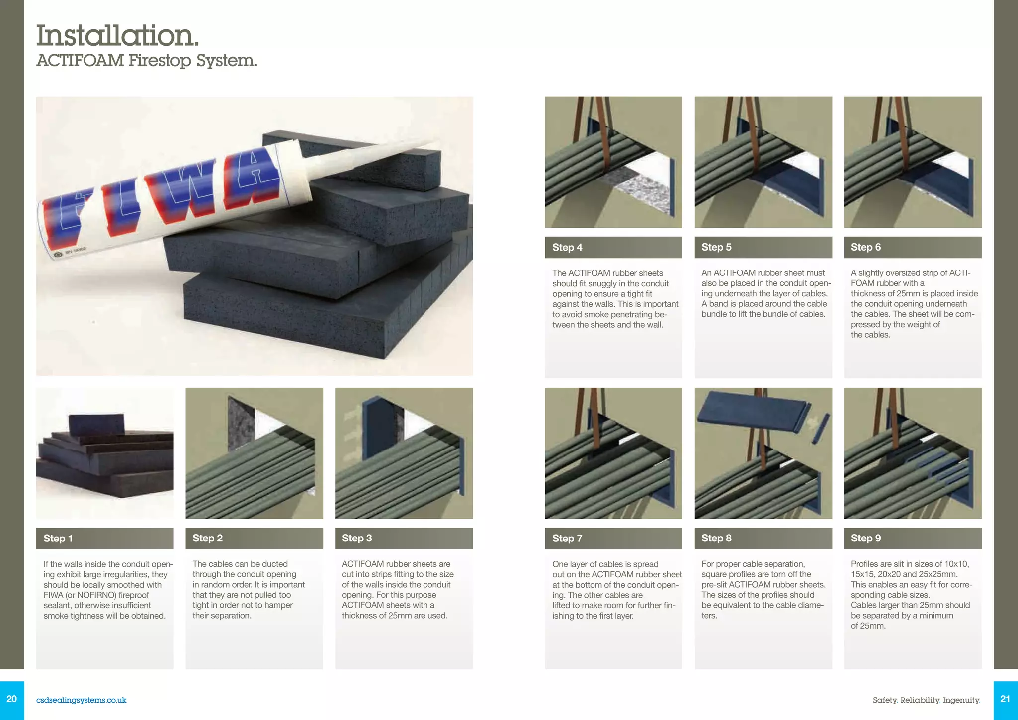 CSD Sealing Systems - Fireproof, Gastight & Watertight Seals For Cable ...