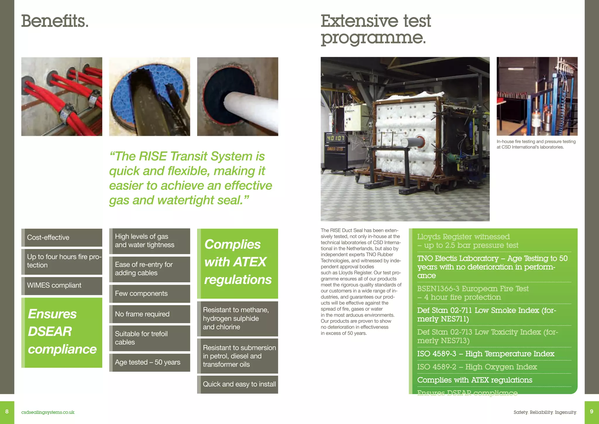 CSD Sealing Systems - Fireproof, Gastight & Watertight Seals For Cable ...