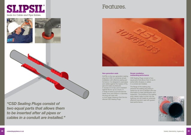 CSD Sealing Systems - Fireproof, Gastight & Watertight Seals For Cable ...