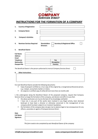Set Up Documents | PDF