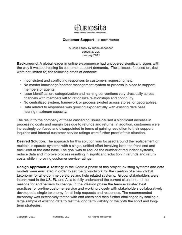 customer-service-using-design-thinking-case-study