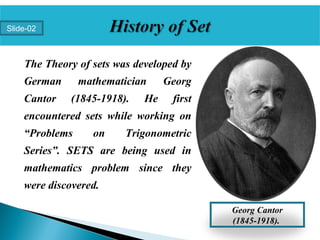 presentation about set theorem | PPT