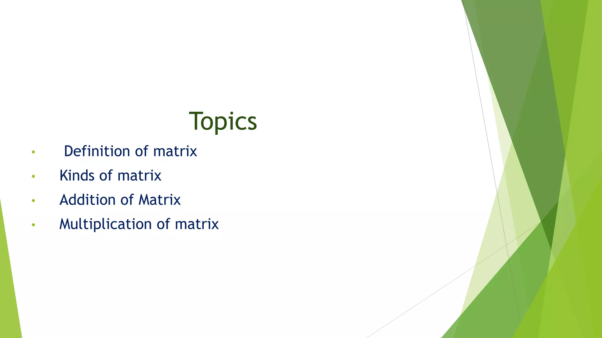 Cse 121 presentation on matrix [autosaved] | PPT