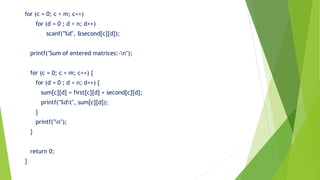 Cse 121 presentation on matrix [autosaved] | PPT