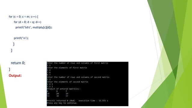 Cse 121 presentation on matrix [autosaved] | PPT