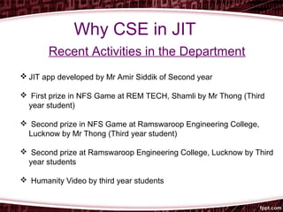 Marketing of CSE Department | PPT