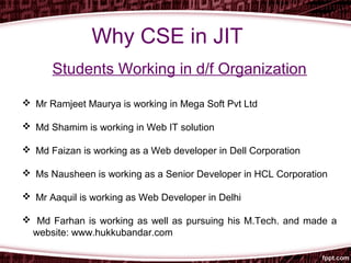 Marketing of CSE Department | PPT