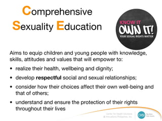 Comprehensive Sexuality Education_Curriculum Guides.pptx | Sexual ...