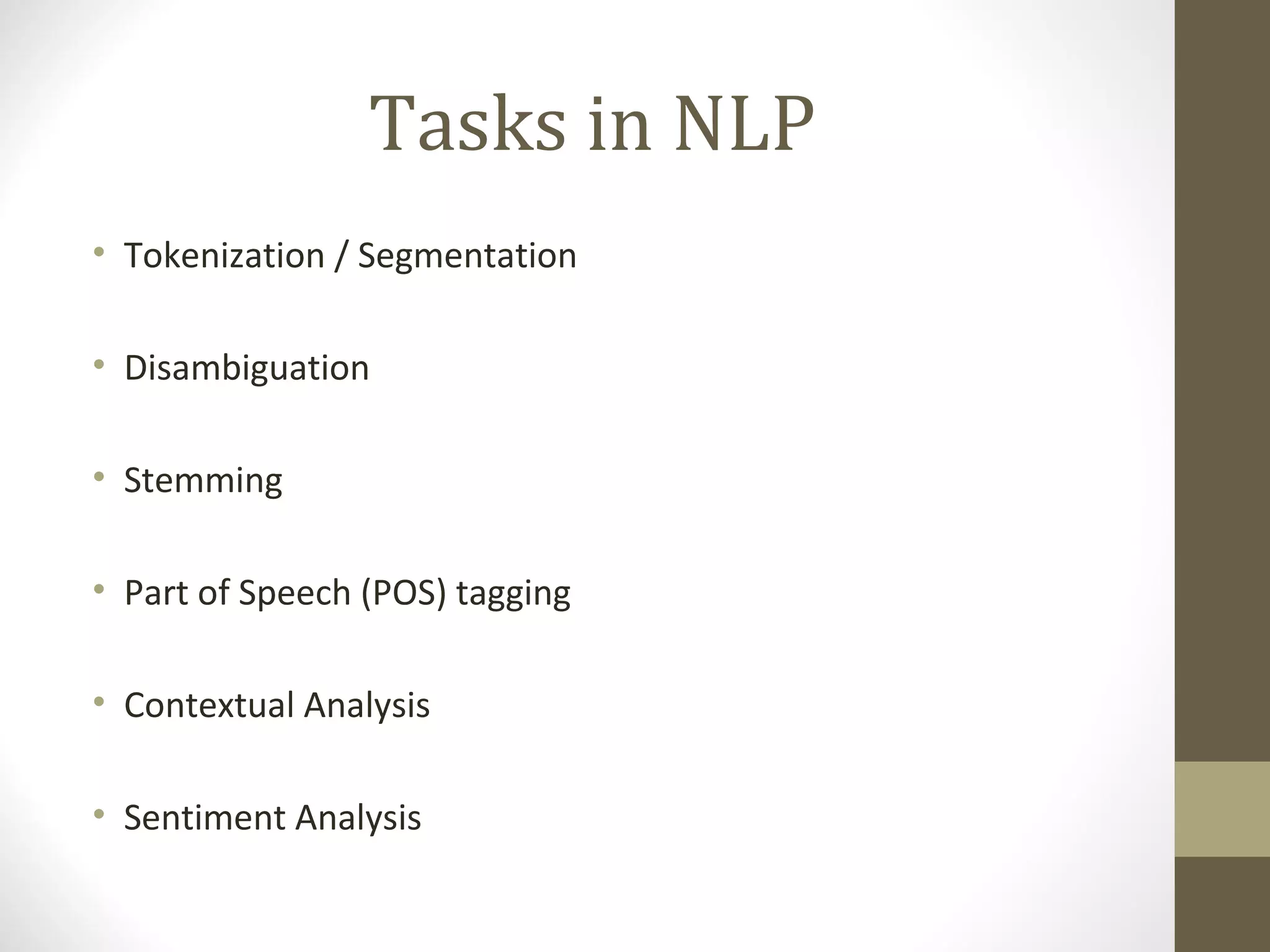 Introduction to Natural Language Processing | PPT