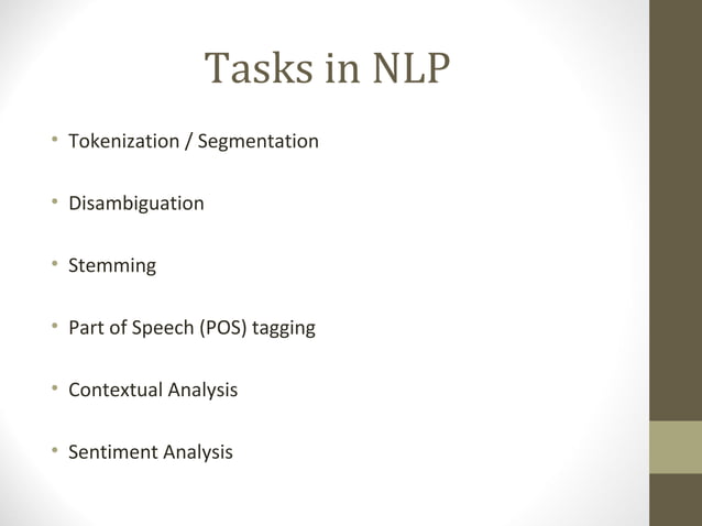Introduction to Natural Language Processing | PPT | Artificial Intelligence | Technology & Computing