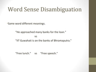 Introduction to Natural Language Processing | PPT