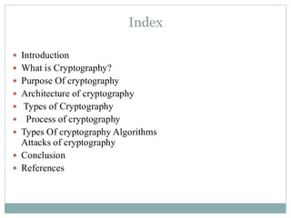 CSE-CRYPTOGRAPHY-presentation-in-ppt format | PPT