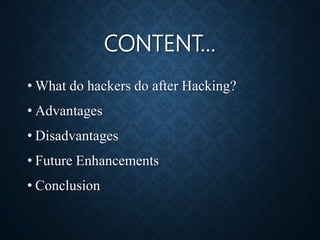 Ethical hacking | PPTX