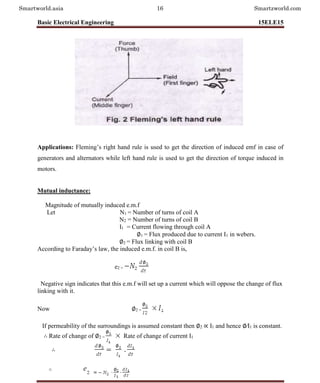 CSE-I-BASIC ELECTRICALS ENGG. L1.pdf | Physics | Science