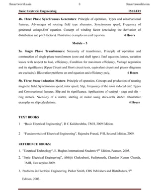 CSE-I-BASIC ELECTRICALS ENGG. L1.pdf | Physics | Science