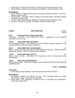 M.E. syllabus regulation 2009 | PDF
