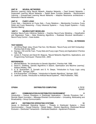 M.E. syllabus regulation 2009 | PDF