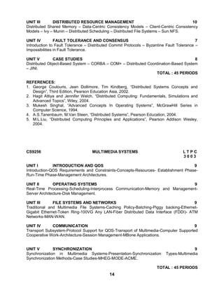 M.E. syllabus regulation 2009 | PDF