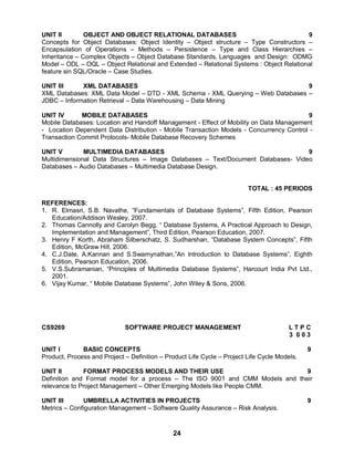 M.E. syllabus regulation 2009 | PDF