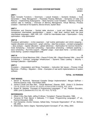 M.E. syllabus regulation 2009 | PDF