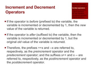 Cse lecture-4.1-c operators and expression | PPTX