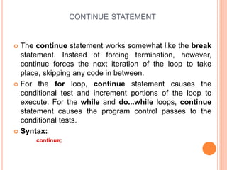 Cse lecture-7-c loop | PPT