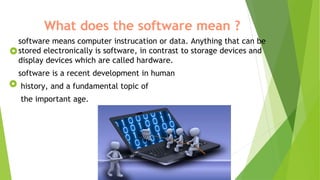 computer software | PPTX