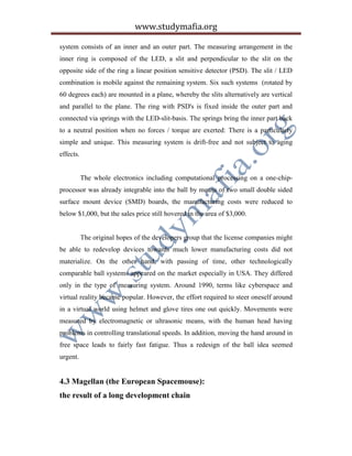 Cse space-mouse-report | PDF