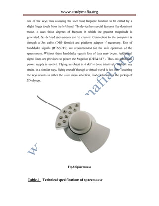 Cse space-mouse-report | PDF