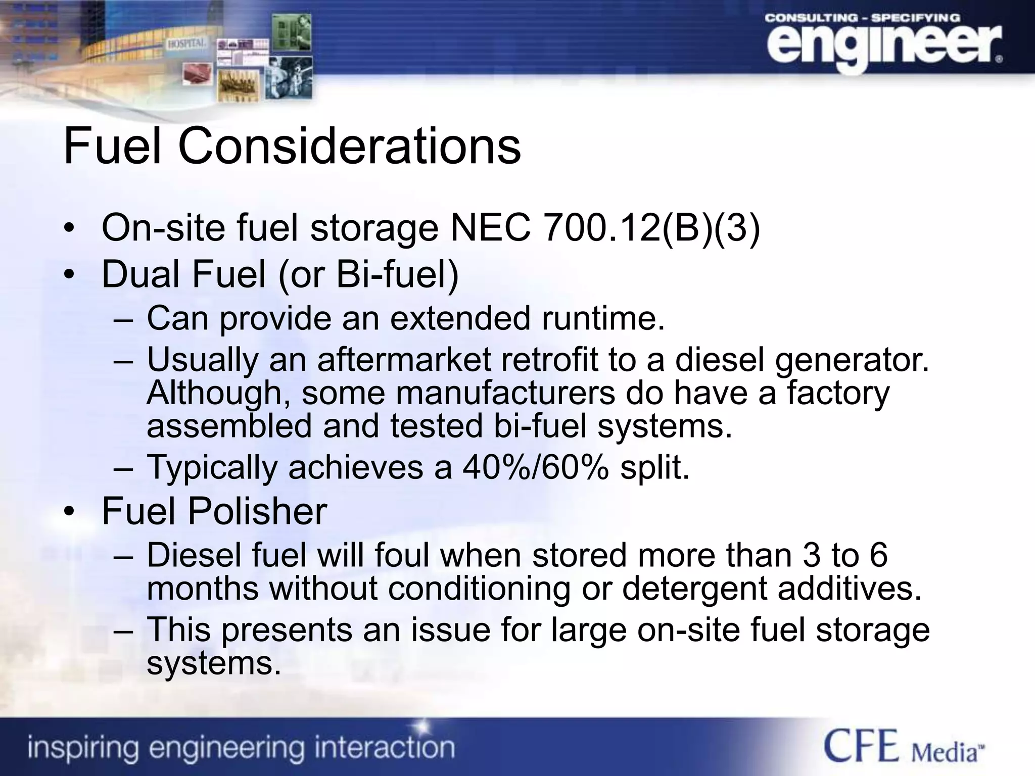 Critical Power: Generators and Generator System Design | PPTX