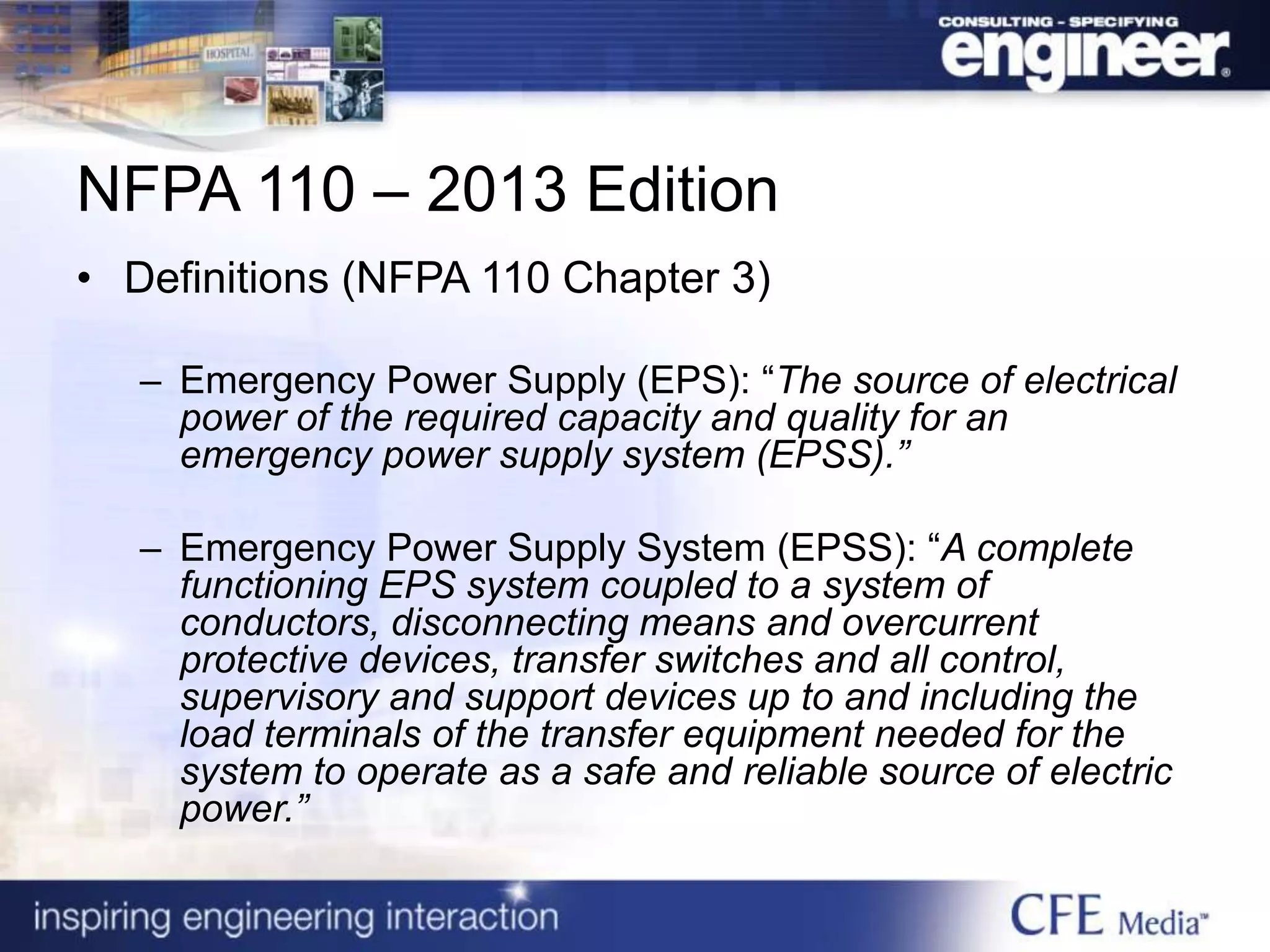 Critical Power: Generators and Generator System Design | PPTX