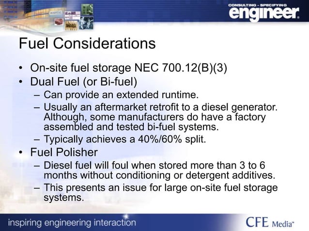 Critical Power: Generators and Generator System Design | PPTX ...