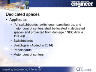 Electrical Systems: Designing electrical rooms | PPTX