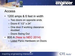 Electrical Systems: Designing electrical rooms | PPTX