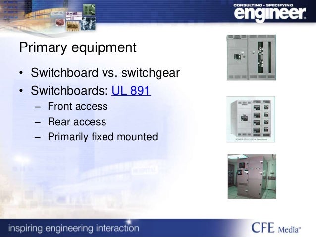 Electrical Systems: Designing electrical rooms