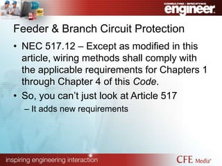 Critical Power: Circuit Protection in Health Care Facilities | PPTX