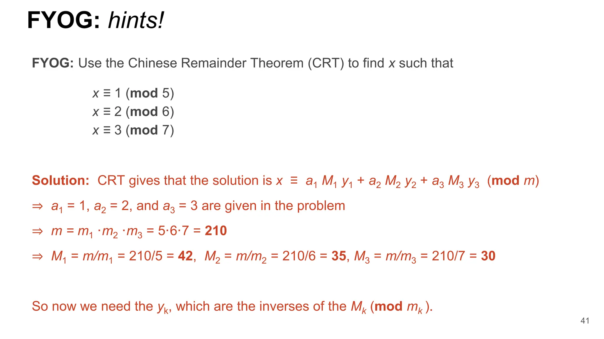 CSE1107 Chinese Remainder Theorem in Discrete Mathmatics.pptx