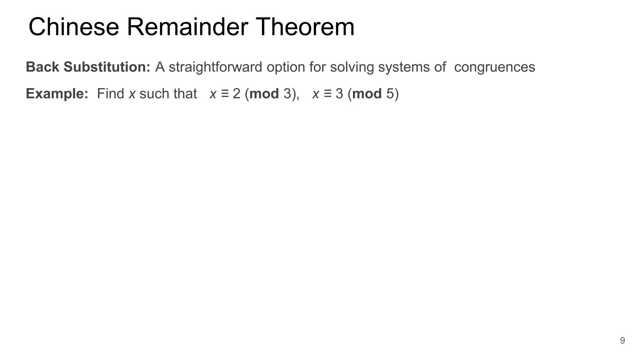 CSE1107 Chinese Remainder Theorem in Discrete Mathmatics.pptx