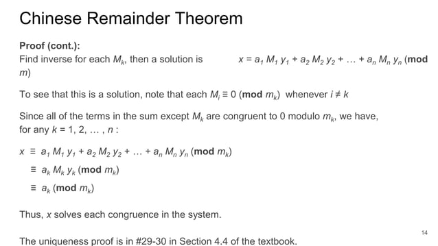 CSE1107 Chinese Remainder Theorem in Discrete Mathmatics.pptx