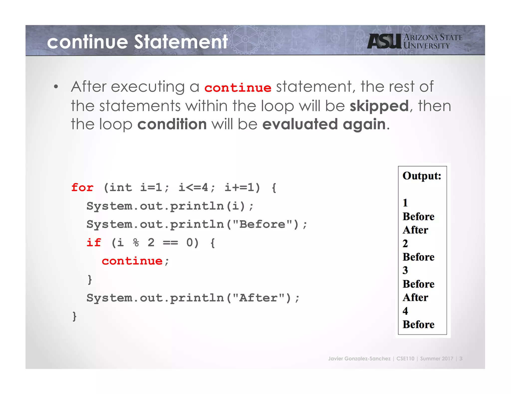 201707 CSE110 Lecture 13 | PDF