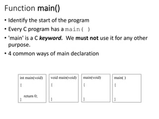 Cse115 lecture04introtoc programming | PPT