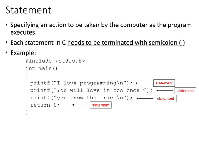 Cse115 lecture04introtoc programming | PPT