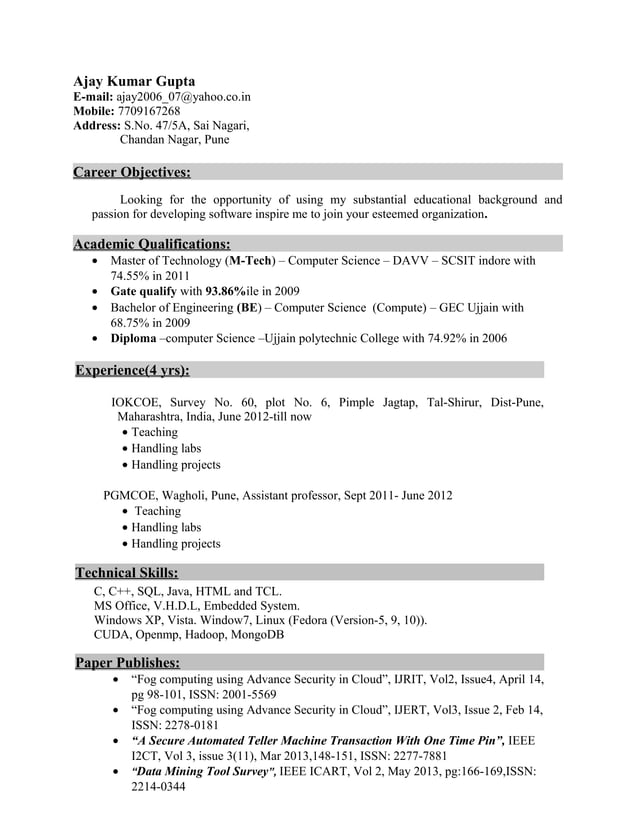 Cse # 116 | DOC | Computing | Technology & Computing