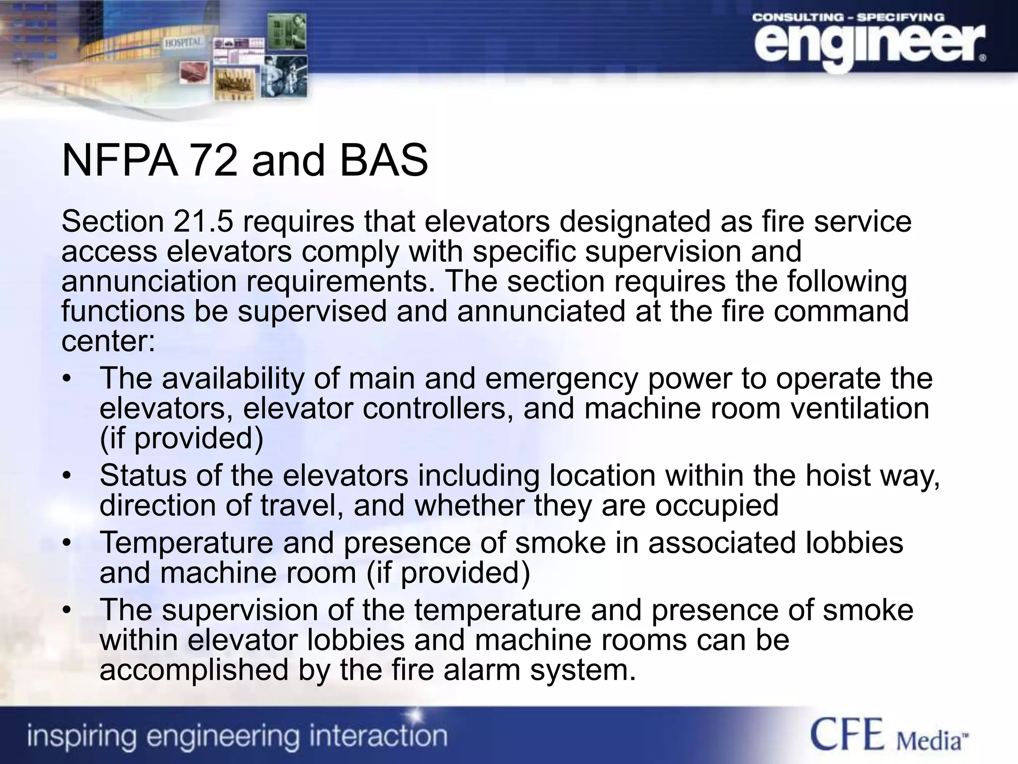 Fire and Life Safety: Integration: Building Automation Systems and Fire ...