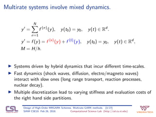 Design of High Order Multirate GARK Schemes | PDF | Graphics Software | Computer Software and ...