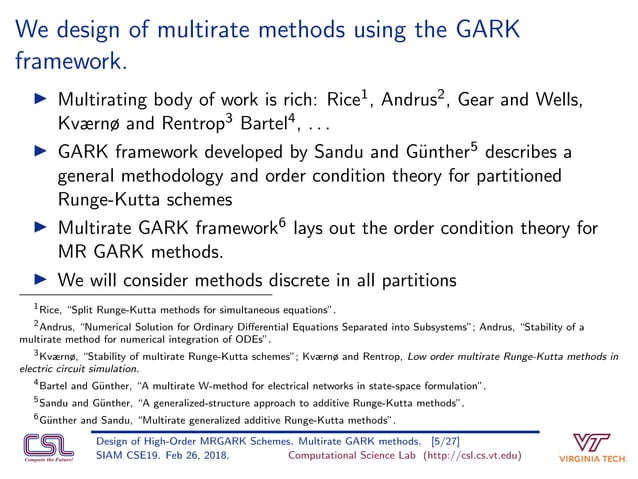 Design of High Order Multirate GARK Schemes | PDF | Graphics Software | Computer Software and ...